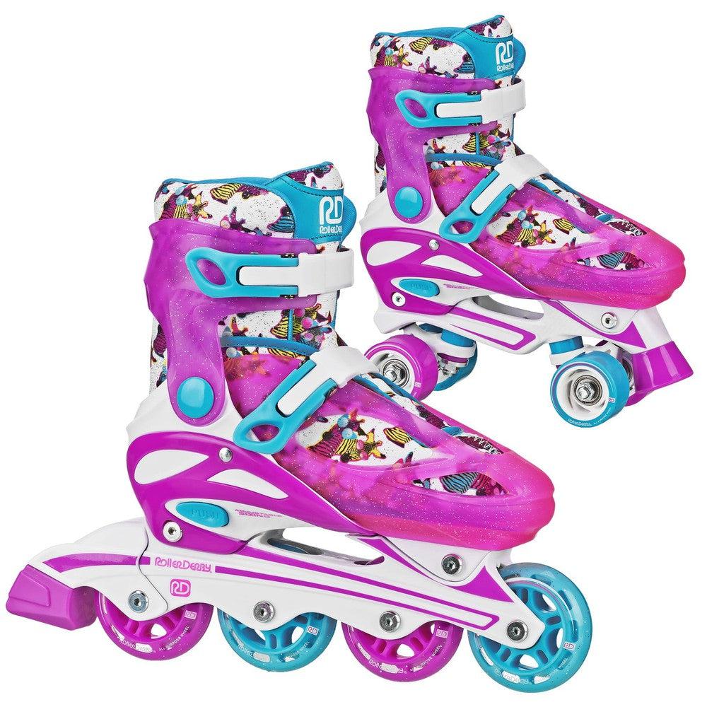 RDS Sprinter Girl's 2-in-1 Quad Skates - Zebra – Extreme Skates Taringa